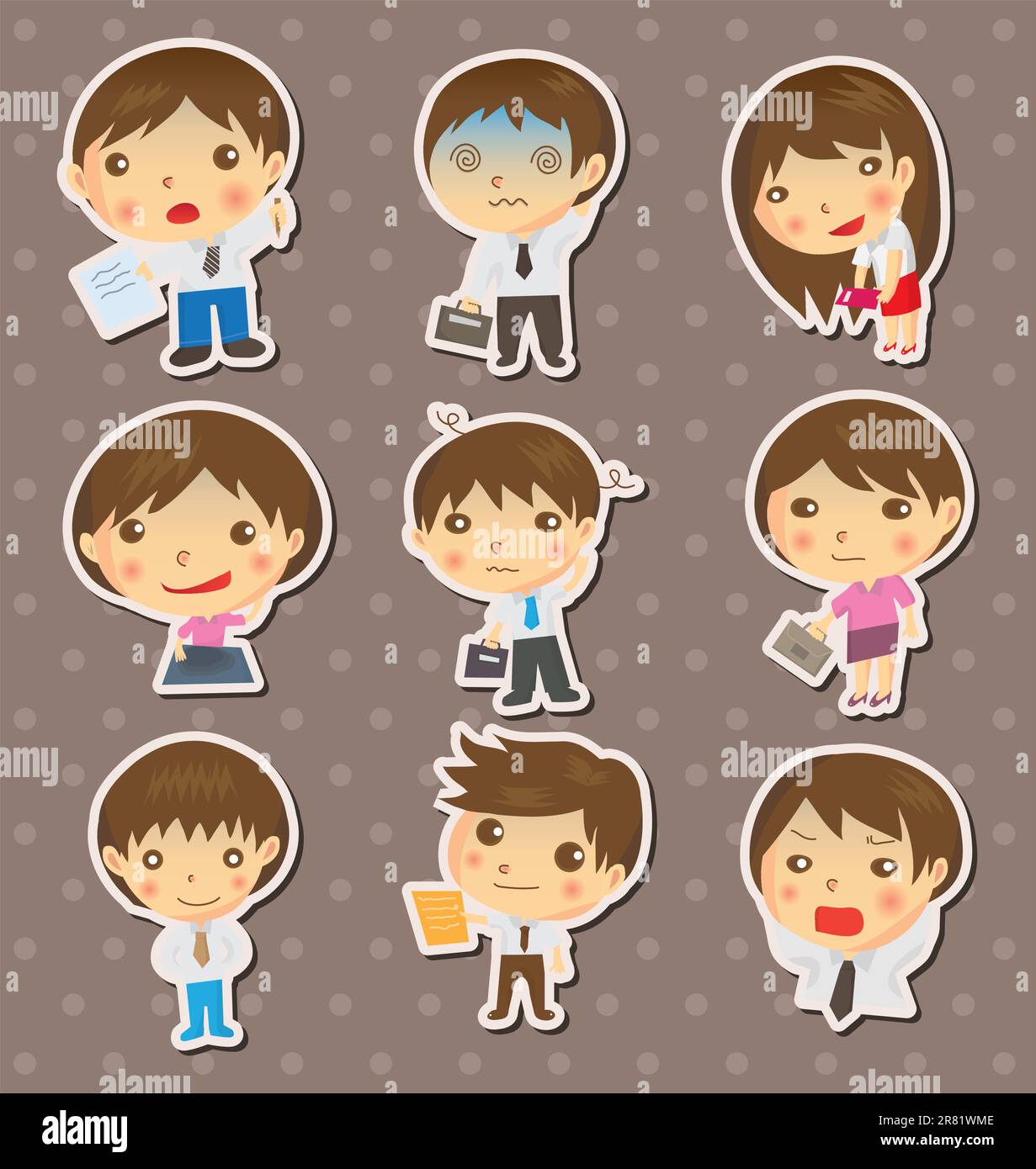 Business owner office Stock Vector Images - Alamy