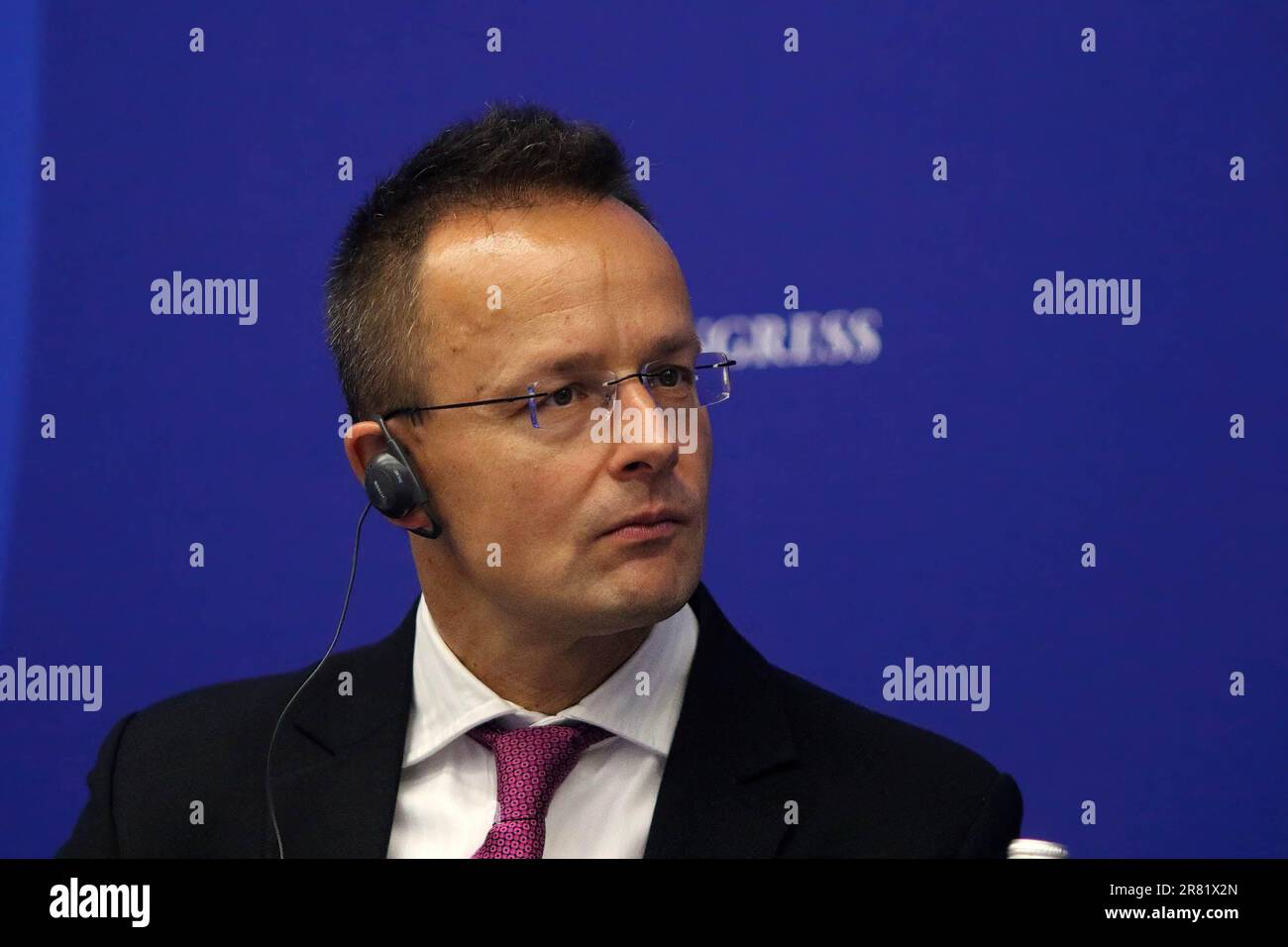 Peter Szijjarto, Minister of Foreign Affairs and Trade of Hungary ...