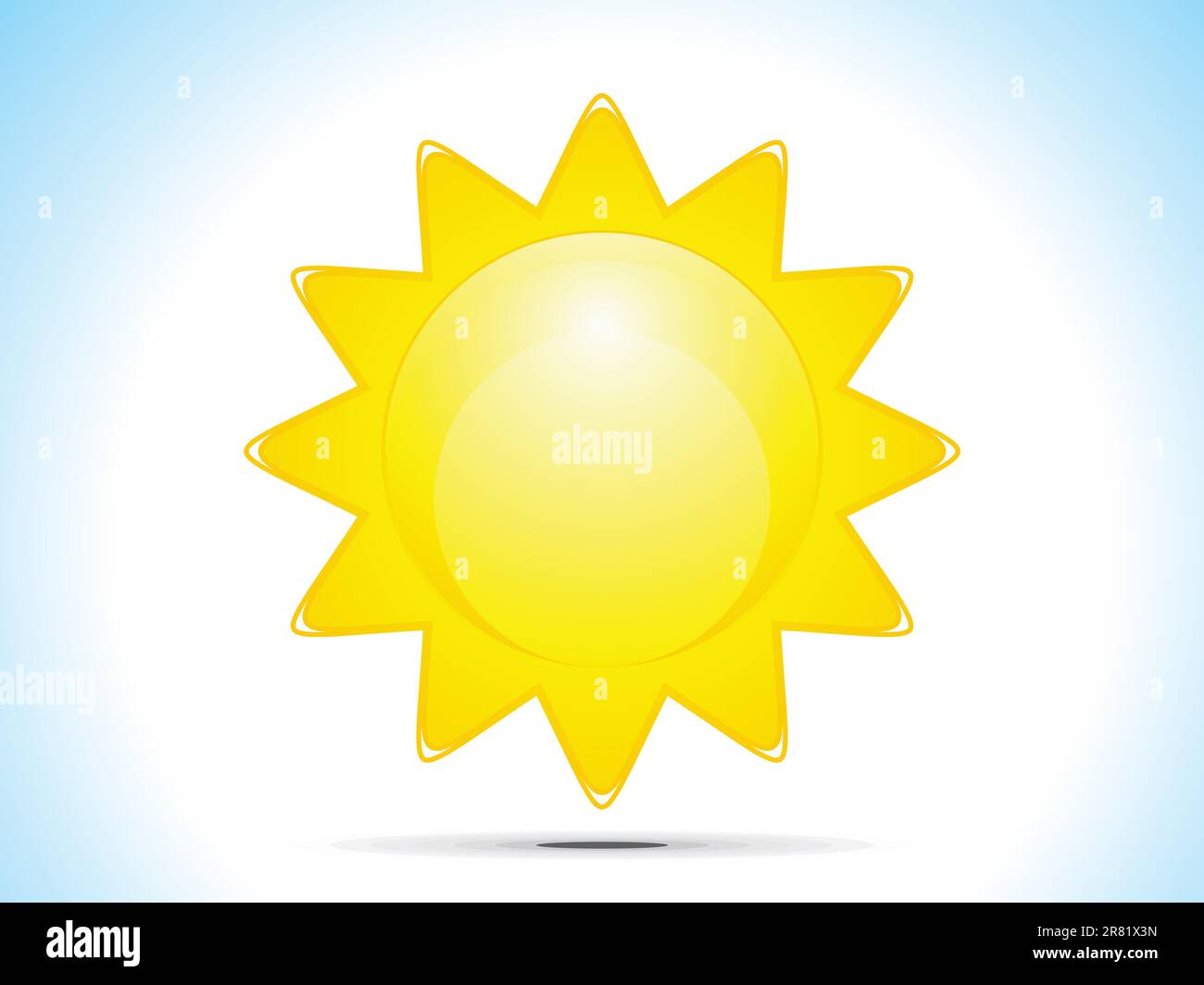 abstract sun icon vector illustration Stock Vector Image & Art - Alamy