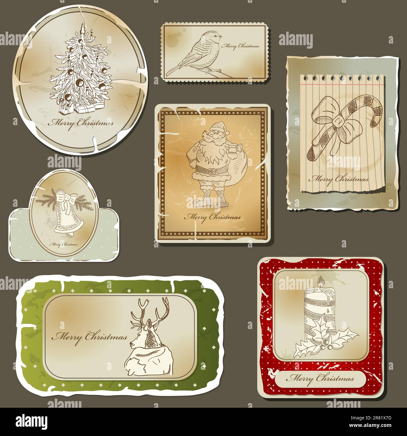 Home old and new Stock Vector Images - Alamy