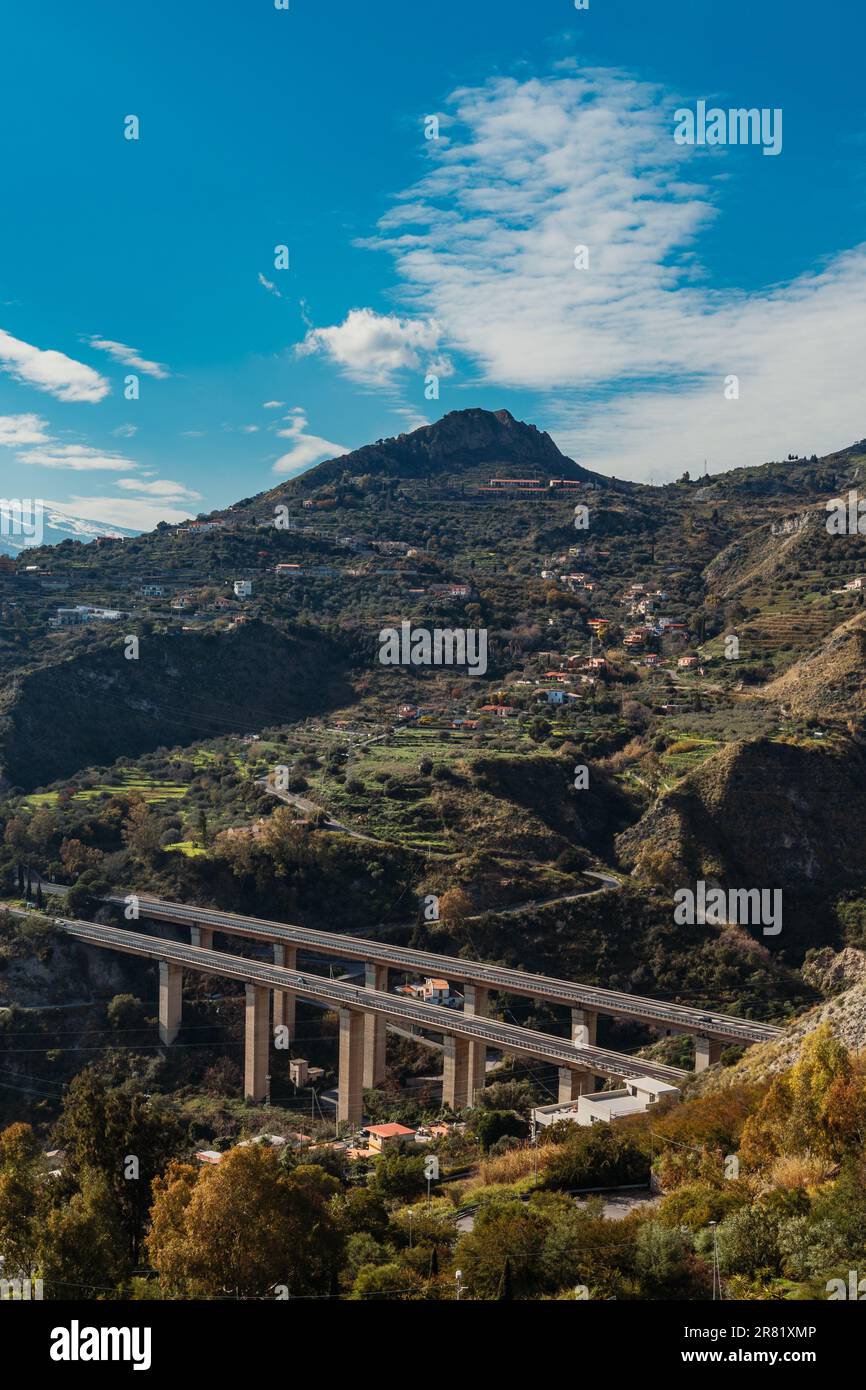 A picturesque view of the Sicilia viaduct in Italy Stock Photo - Alamy