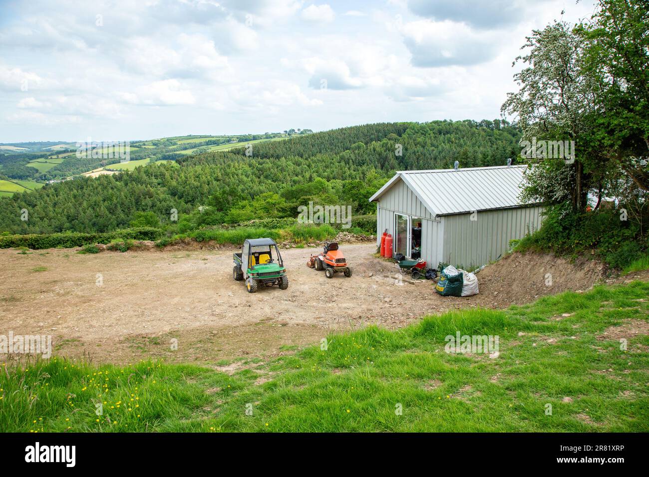 High Bickington, North Devon, England, United Kingdom Stock Photo - Alamy