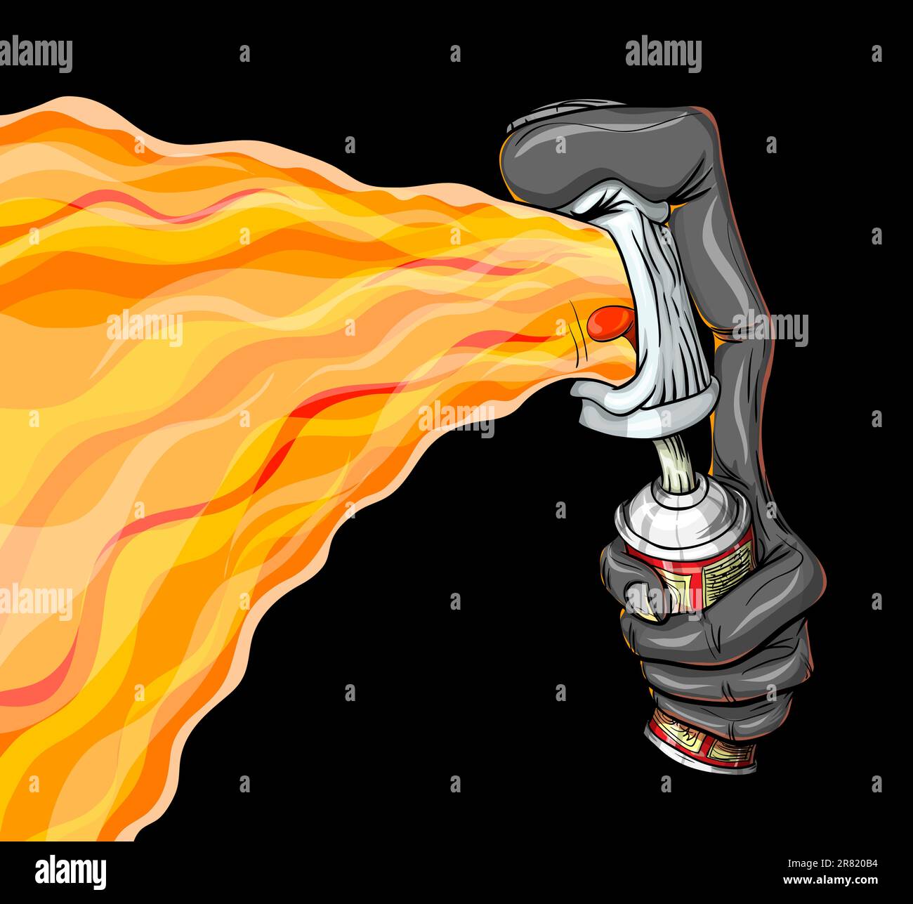 Fire sprayer Stock Vector Images - Alamy