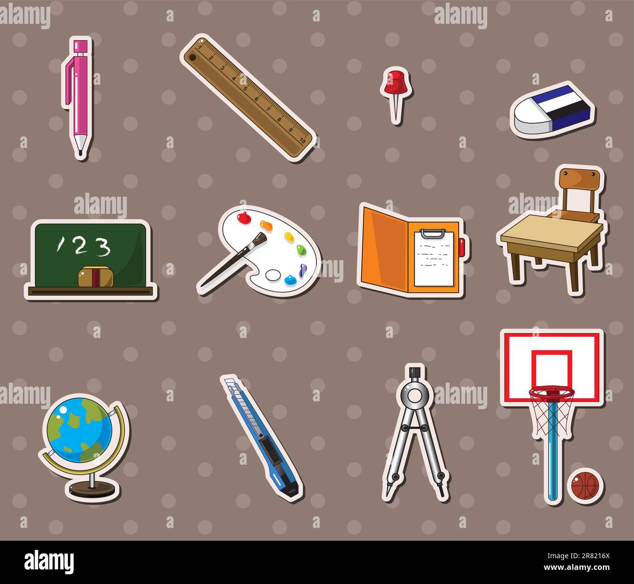 File folder icon image sticker hi-res stock photography and images - Alamy