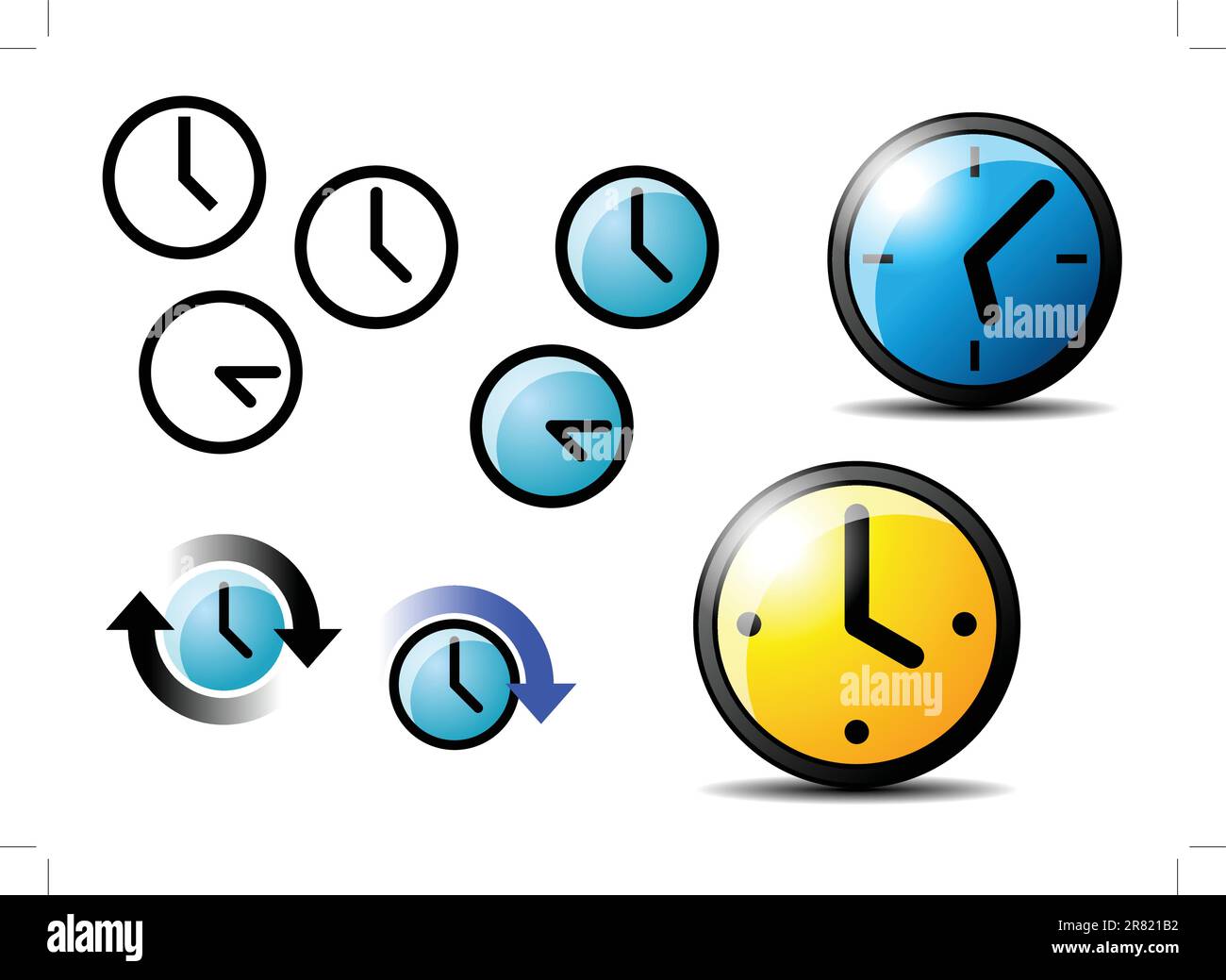 Focused time Stock Vector Images - Alamy