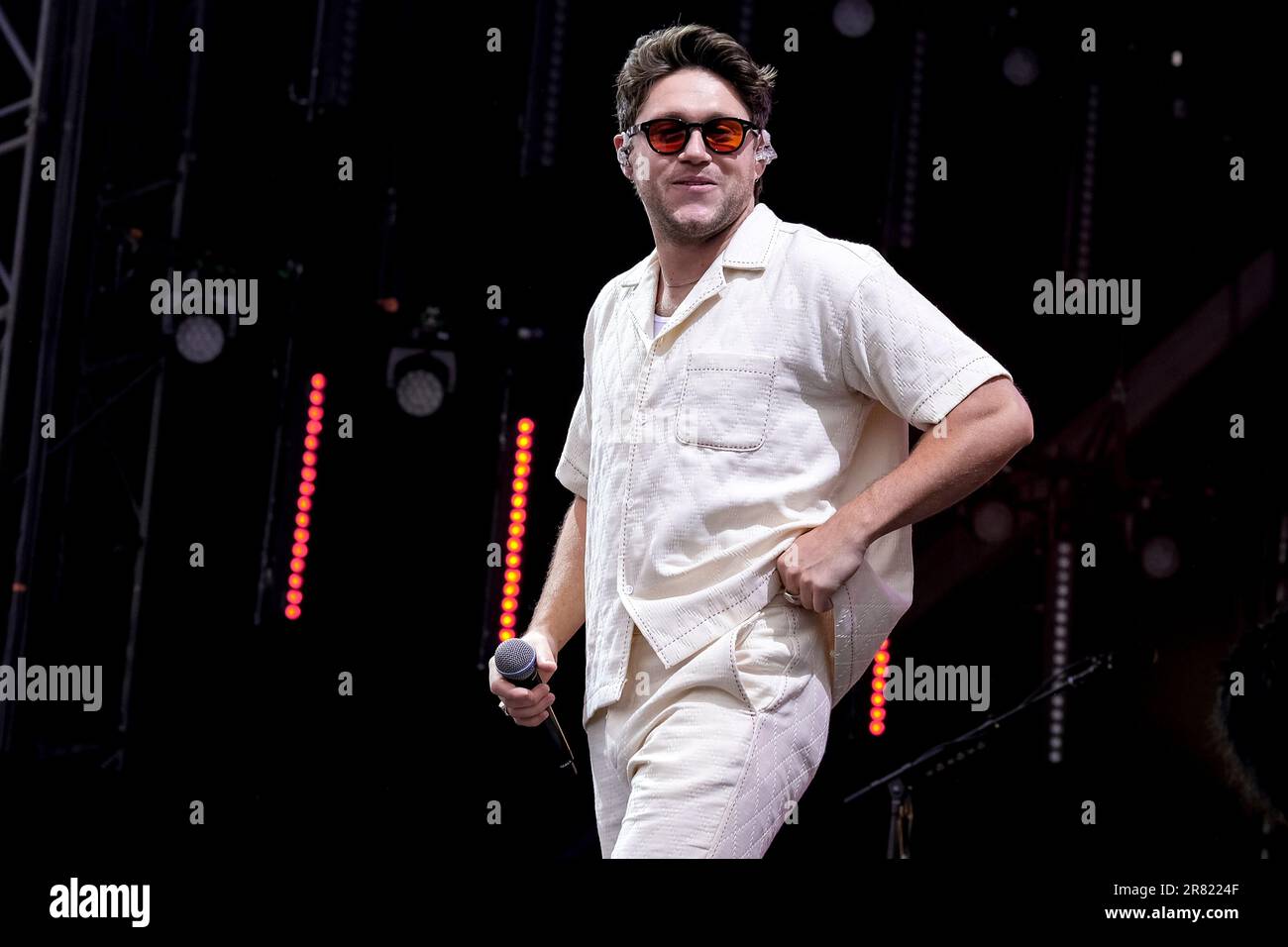 Newport, UK. 18th June, 2023. Irish singer-songwriter Niall Horan, and ...