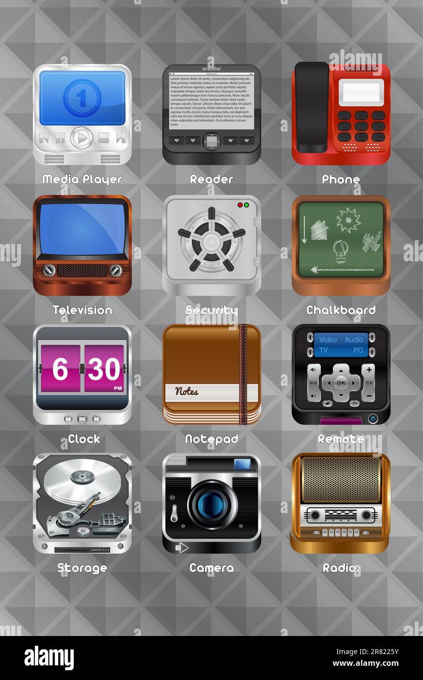 Tv and radio store Stock Vector Images - Alamy