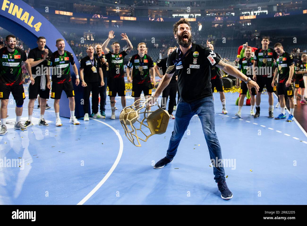 Cologne, Germany. 18th June, 2023. Handball: Champions League, SC ...