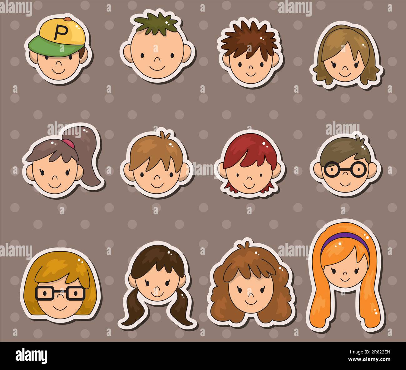 Young people families Stock Vector Images - Alamy