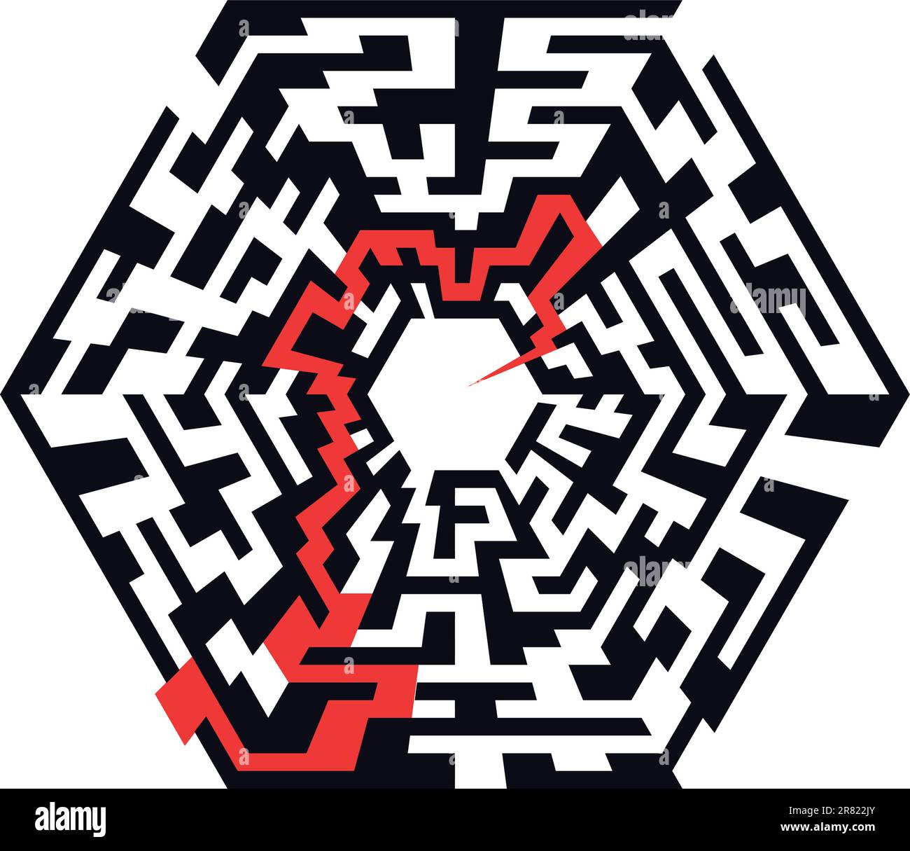 Leading pathway Stock Vector Images - Alamy