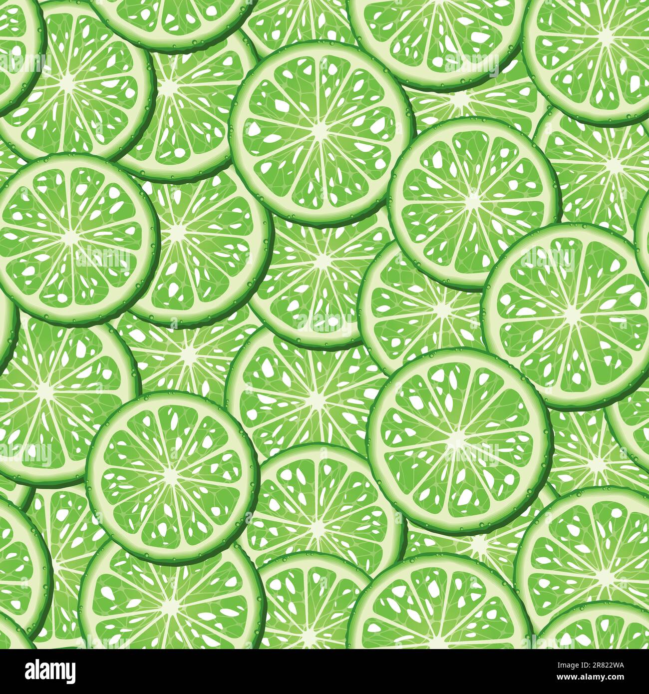 Limes seamless background. Vector illustration Stock Vector Image & Art - Alamy