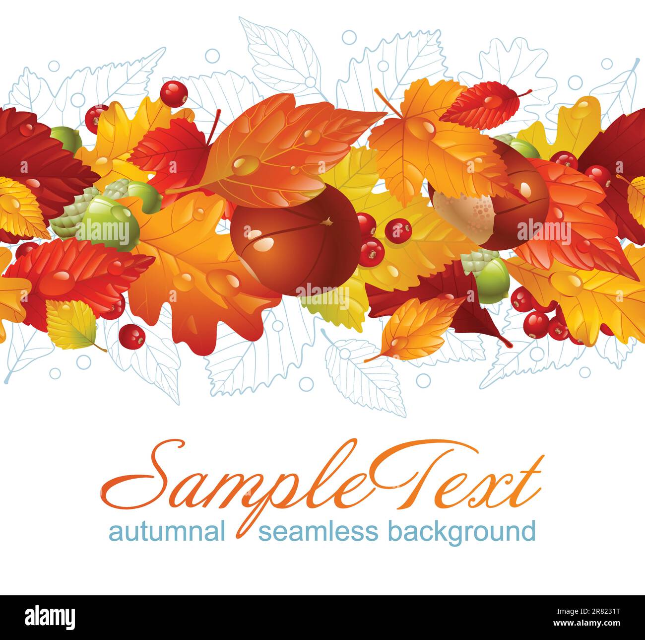 Banner natural background close Stock Vector Images - Alamy