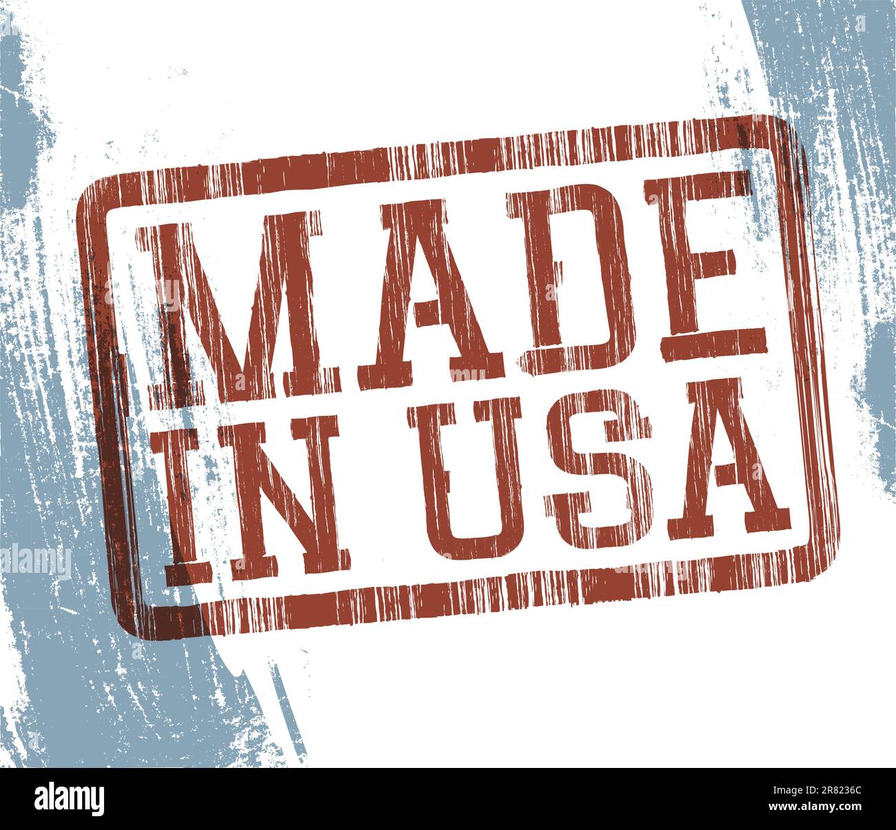 Retro usa stamp factory Stock Vector Images - Alamy
