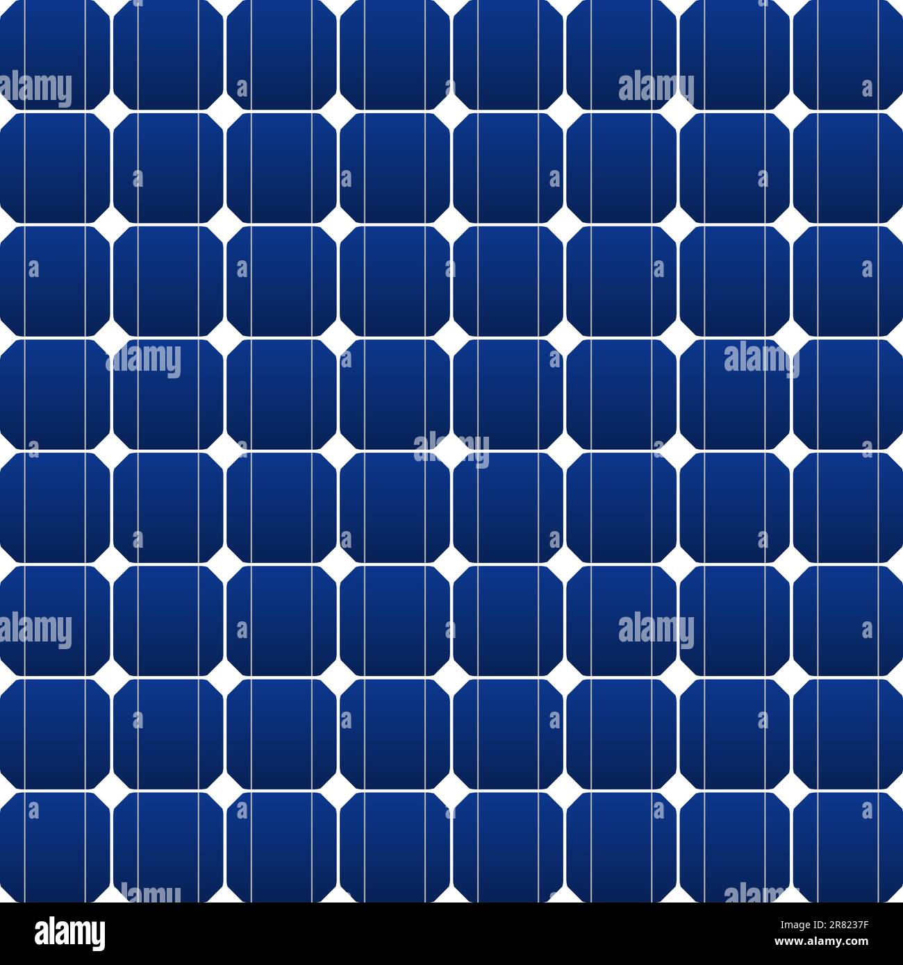 Flat solar panel in blue as vector illustration Stock Vector Image ...