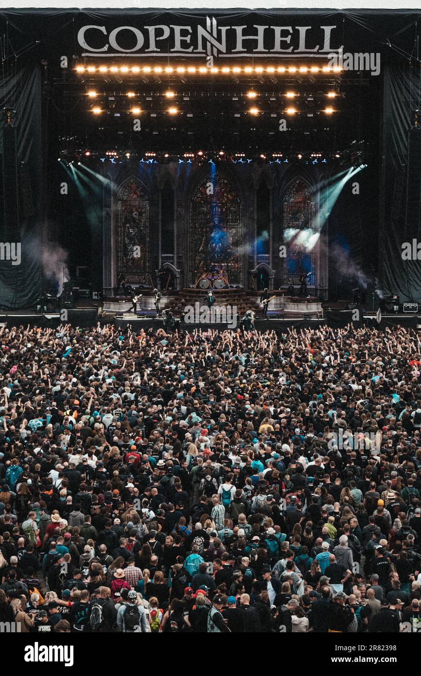 Copenhagen, Denmark. 17th, June 2023. The Swedish rock band Ghost ...