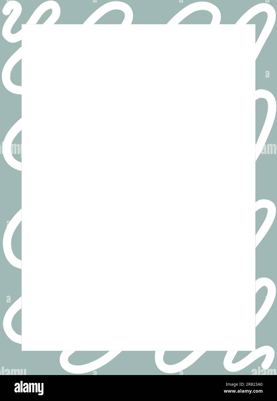 Vector rectangular frame on a white background Stock Vector Image & Art ...