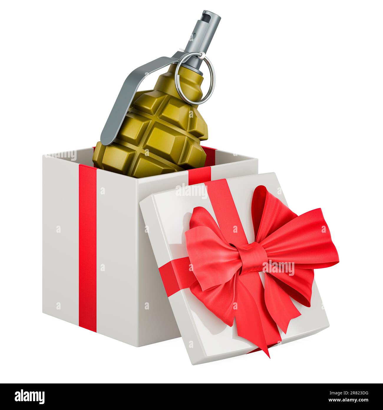 Bomb inside box 3d illustration hi-res stock photography and images - Alamy