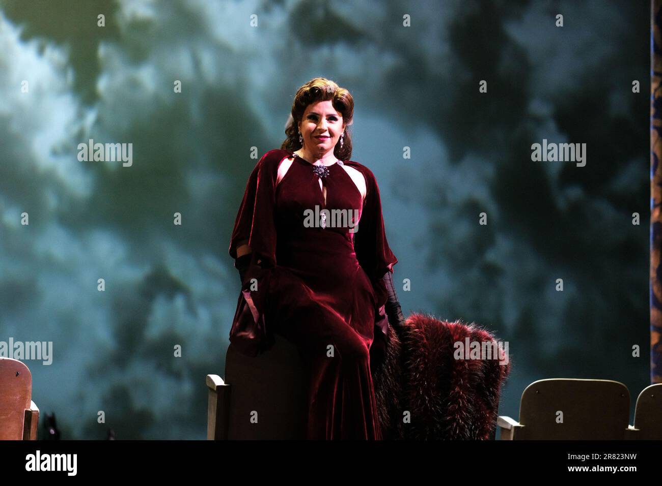 opera singer perform during the presentation of the opera 'LUISA ...