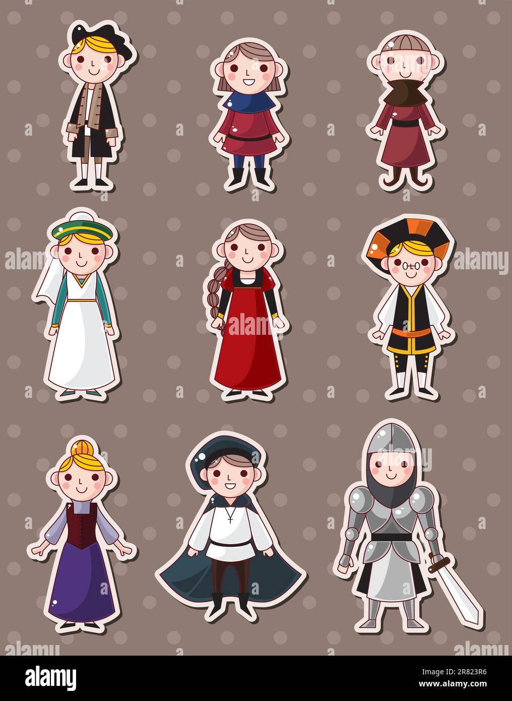 Medieval People Clip Art