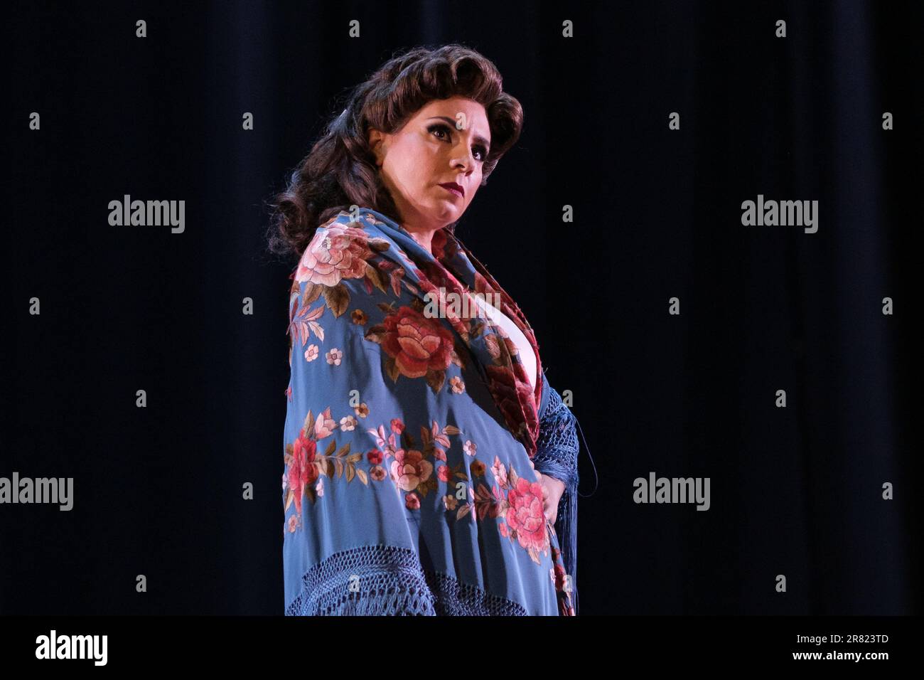 opera singer perform during the presentation of the opera 'LUISA ...