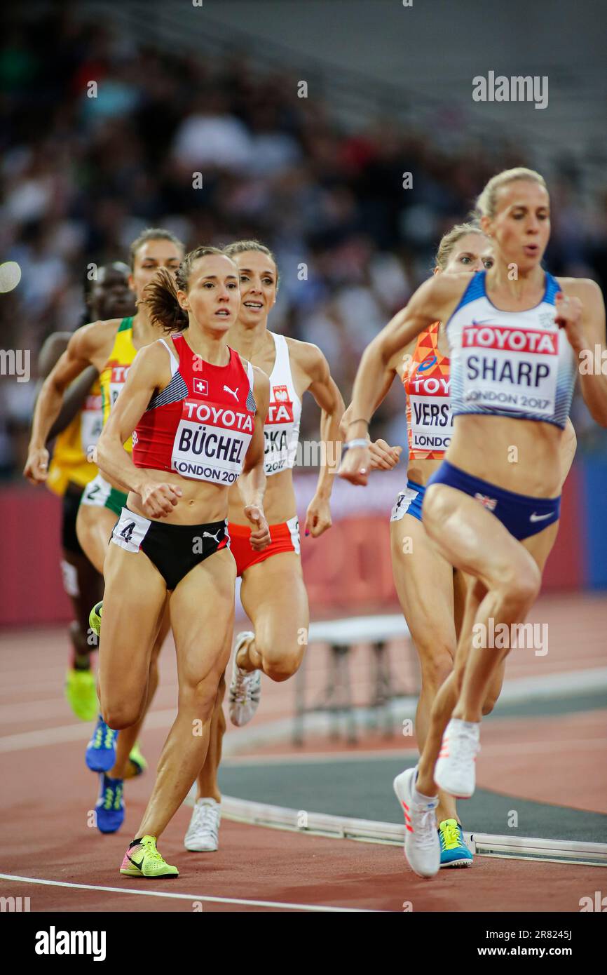 Selina Büchel participating in the 1500 m at the World Athletics ...