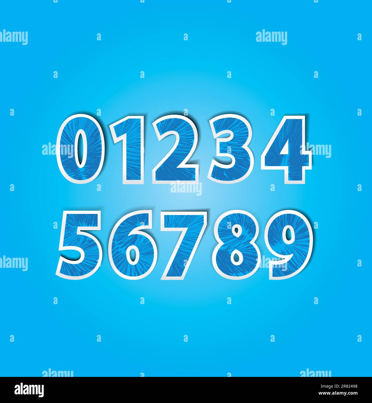 Blue color in nature Stock Vector Images - Alamy