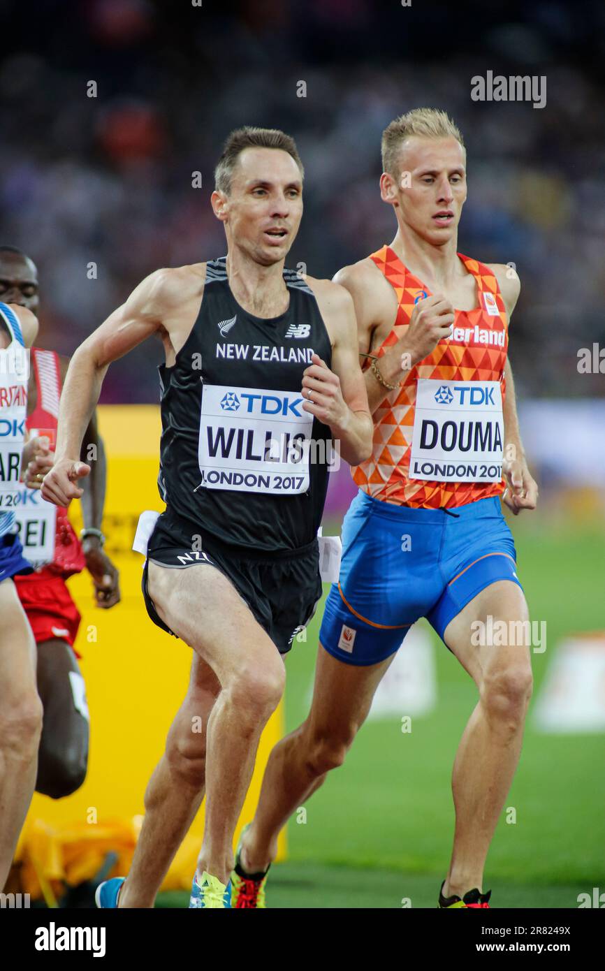 Nick WILLIS participating in the 800 meter at the World Athletics ...