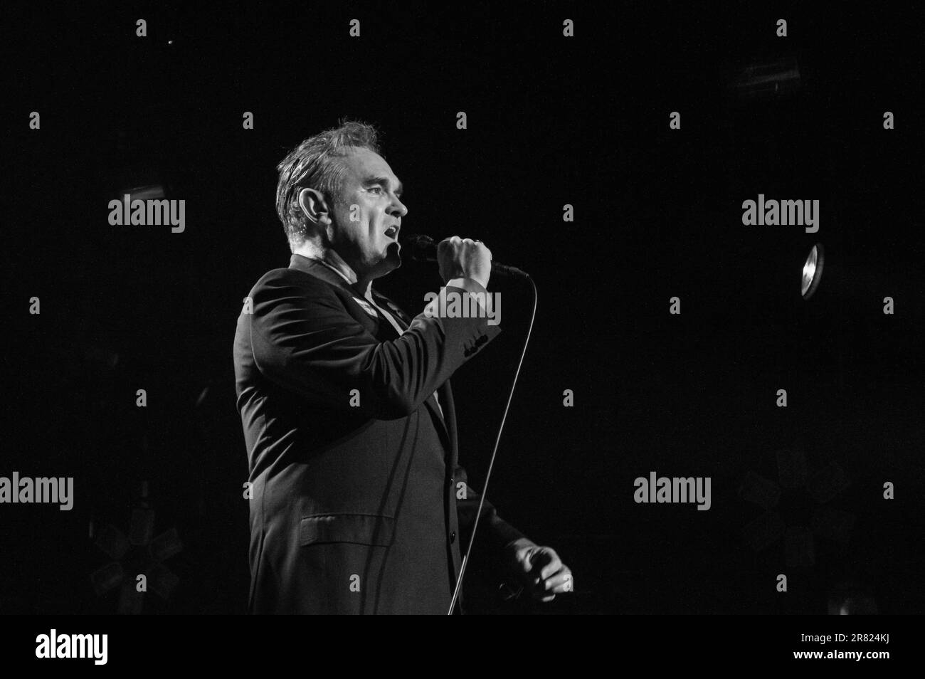 Morrissey tour Black and White Stock Photos & Images - Alamy