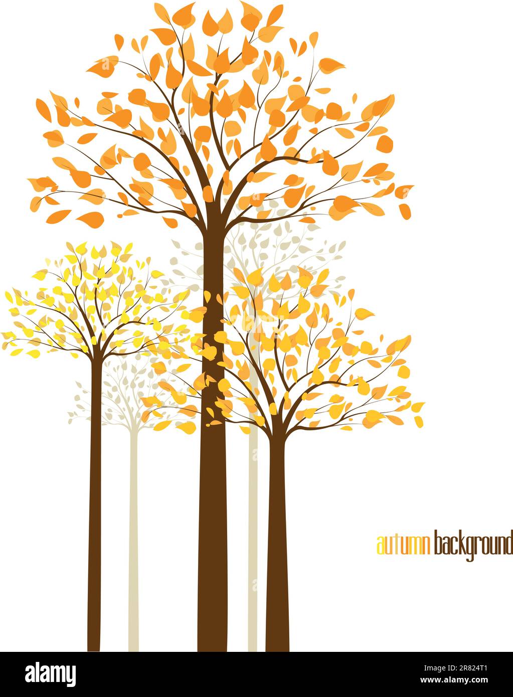 Close up view autumn nature Stock Vector Images - Alamy