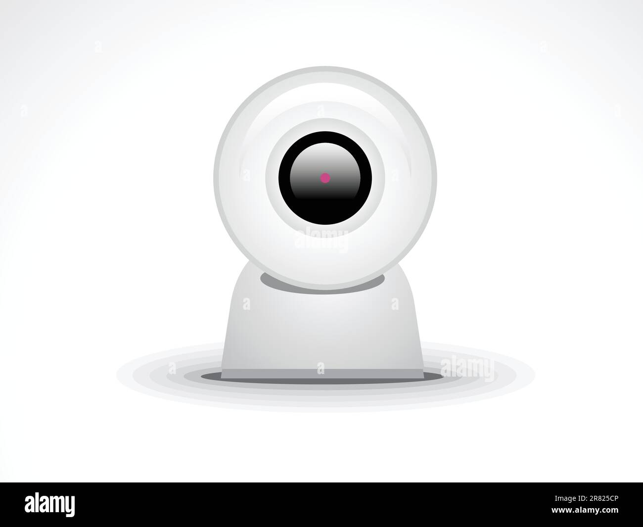 abstract glossy webcamera icon vector illustration Stock Vector Image ...
