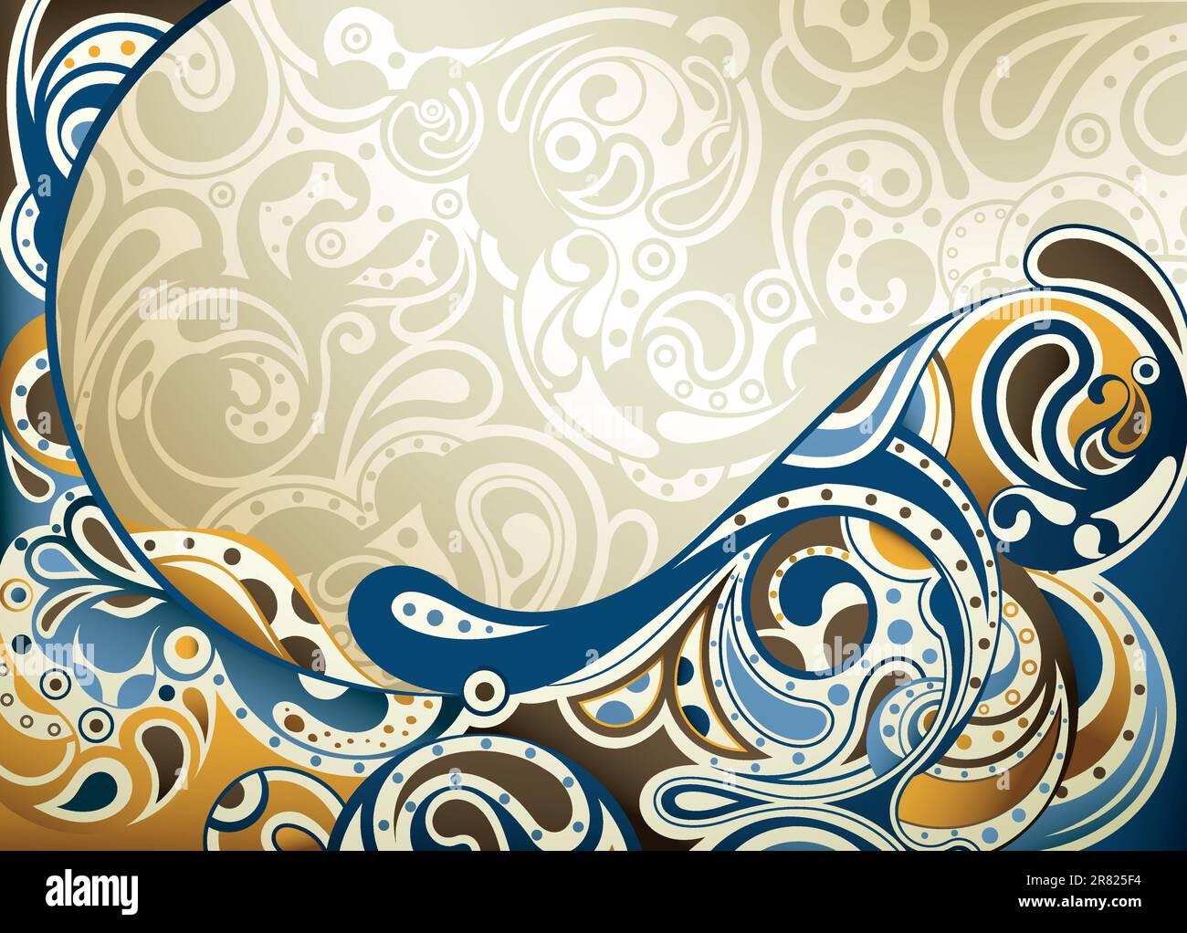 Illustration of abstract curve background Stock Vector Image & Art - Alamy