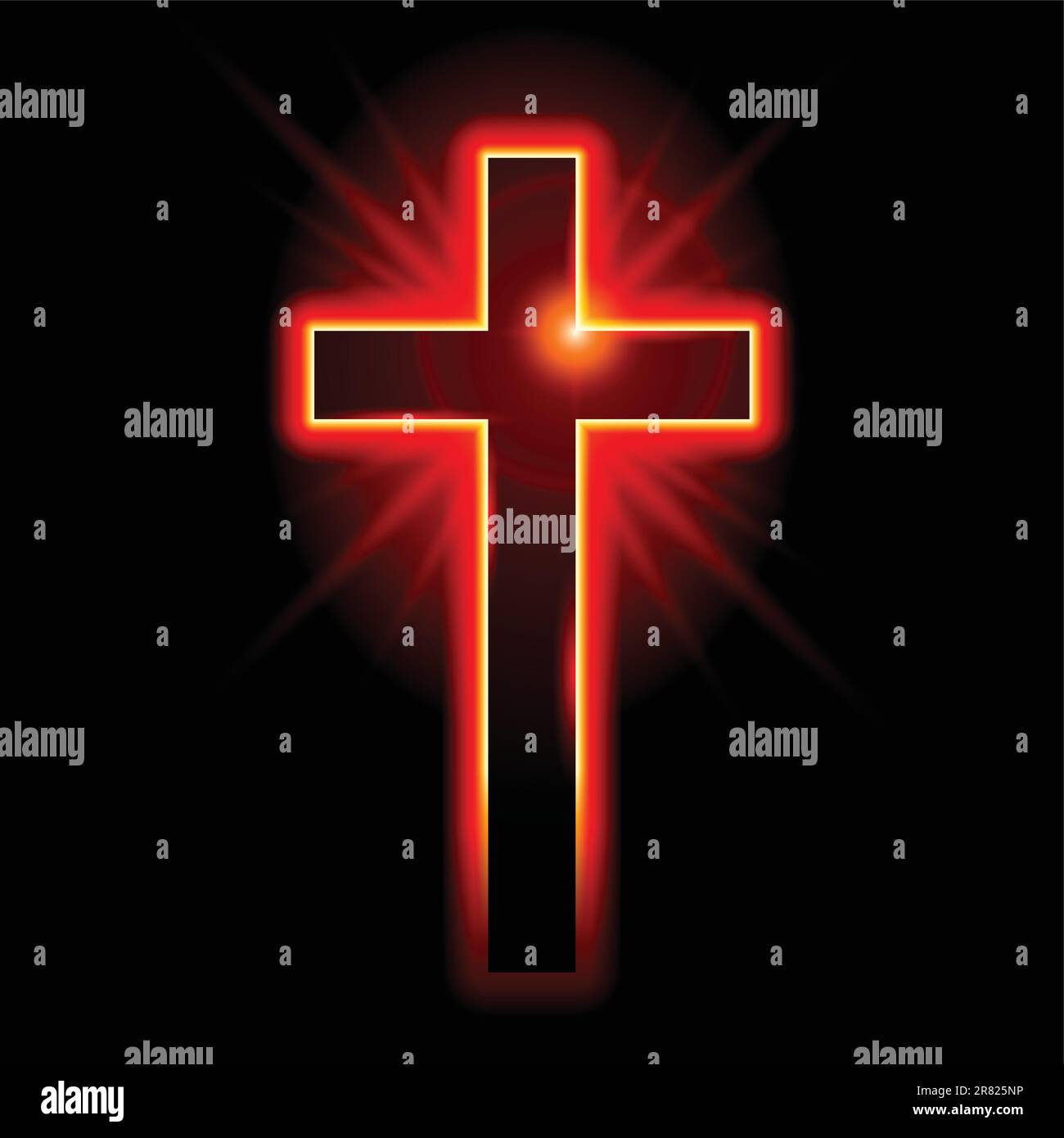 Crucifix for background Stock Vector Images - Alamy