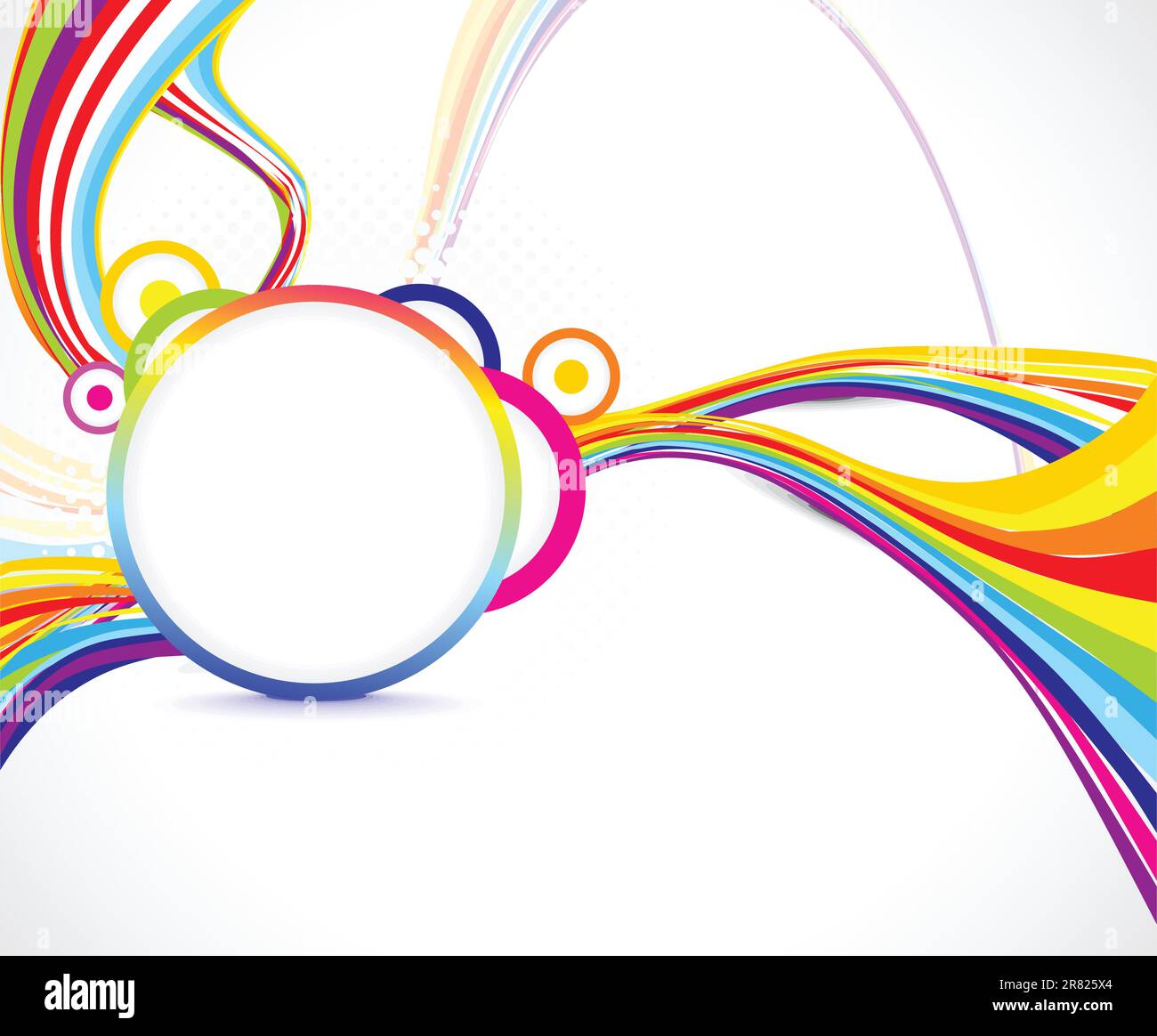 abstract colorful wave background vector illustration Stock Vector ...