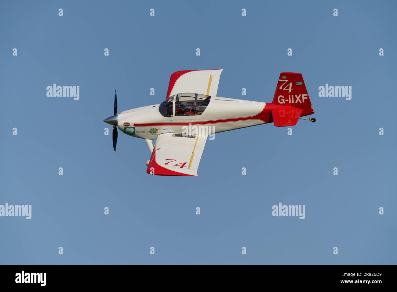 Van's RV-7 displays at the Shuttleworth Around the World Air Show June ...