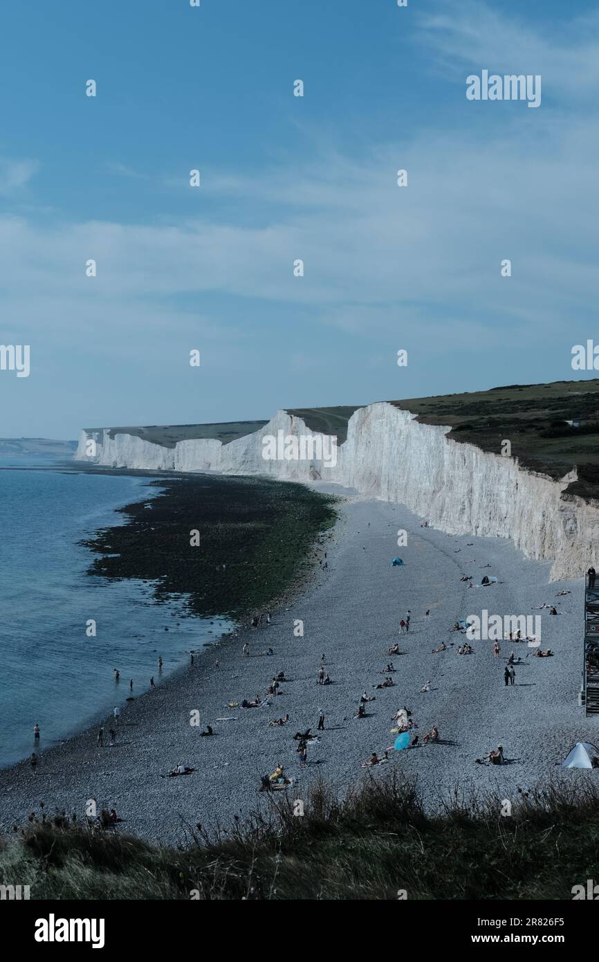 A Stunning white cliffs of Dover, Britain, United Kingdom Stock Photo ...