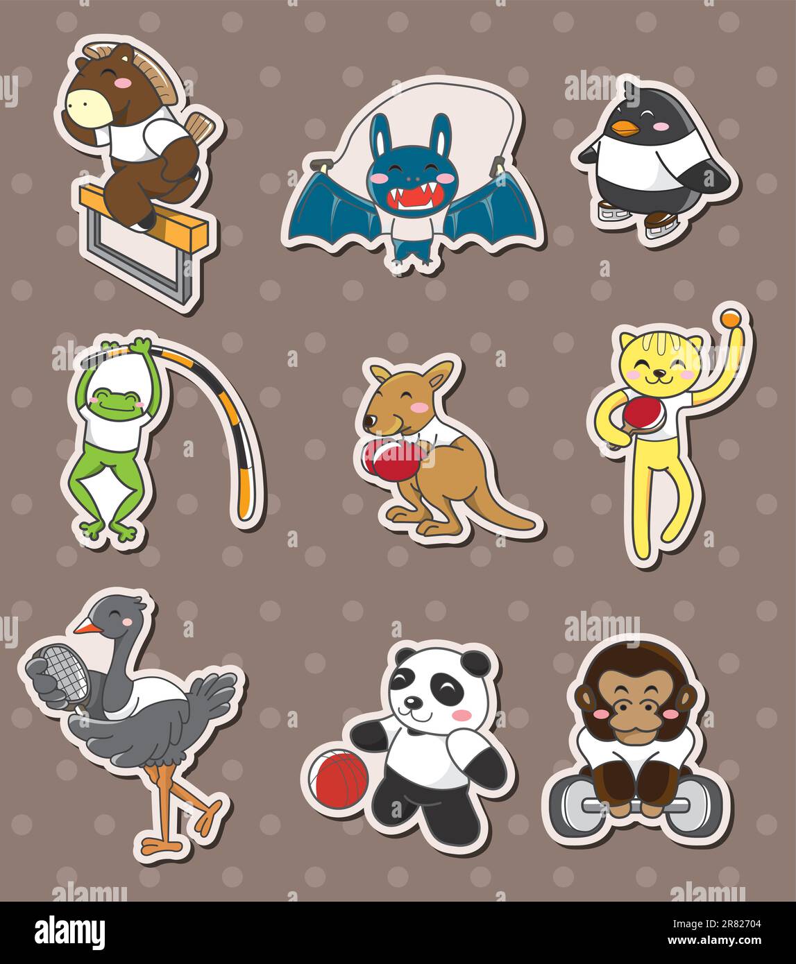 Fitness doodle sport hi-res stock photography and images - Alamy