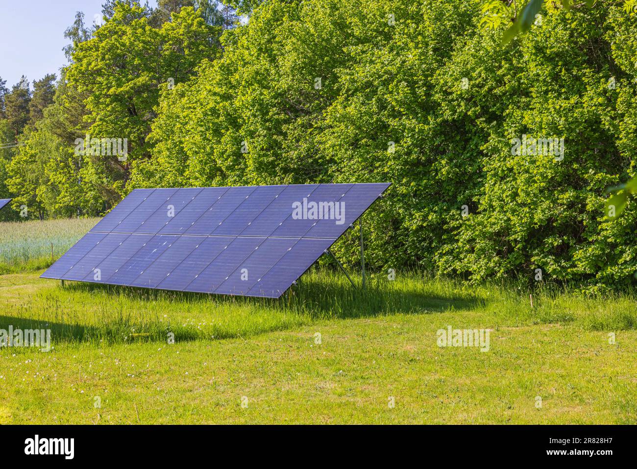 Big solar panels on roof hi-res stock photography and images - Alamy