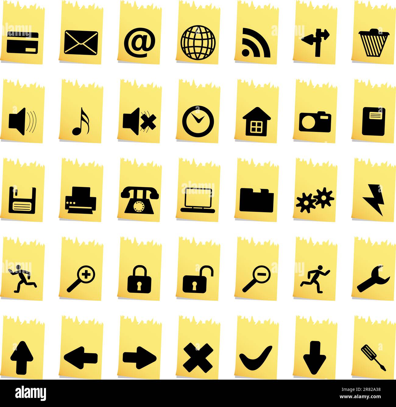 Collection different icons using hi-res stock photography and images ...