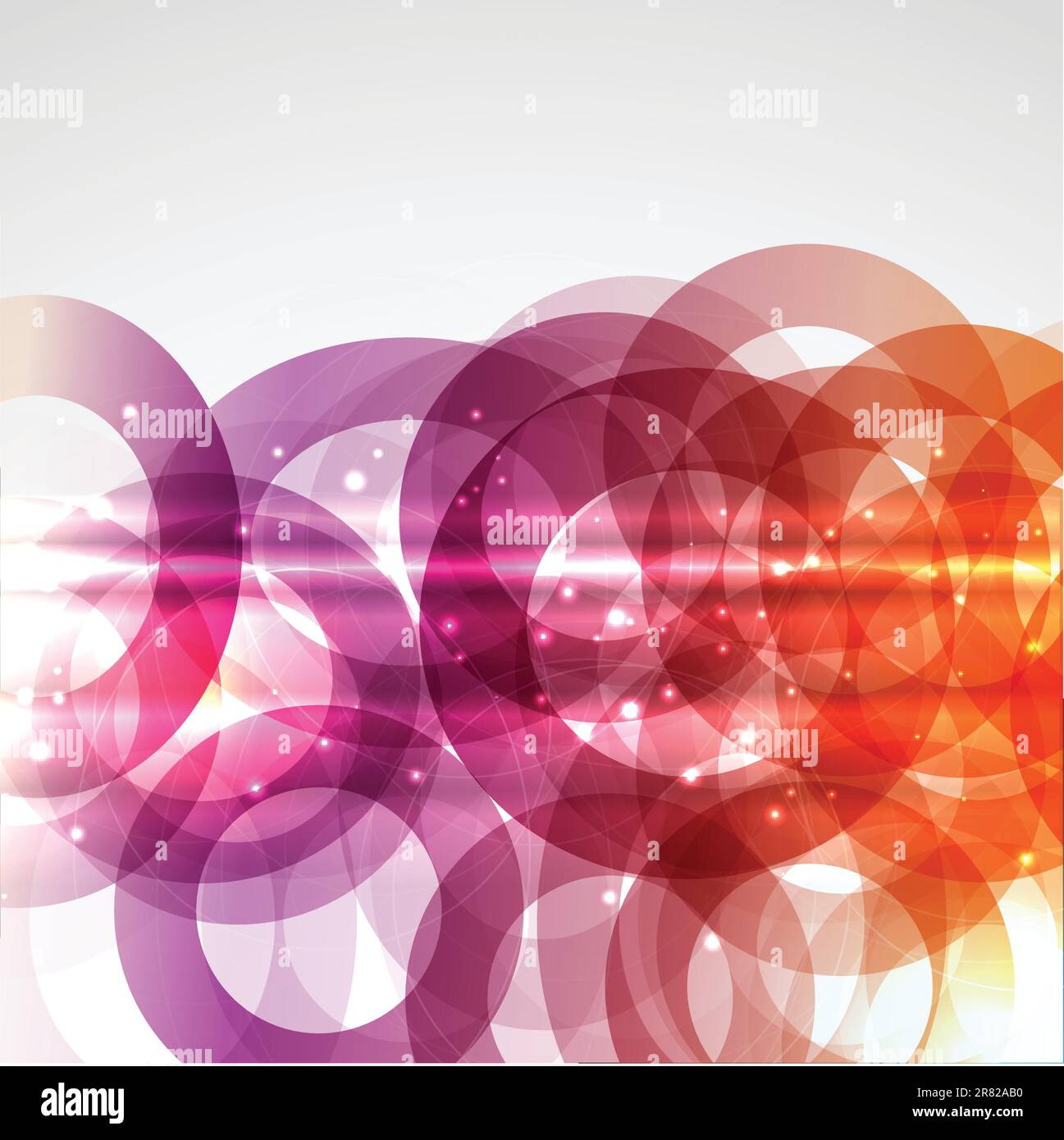 Abstract background with circle design and glowing lights Stock Vector ...