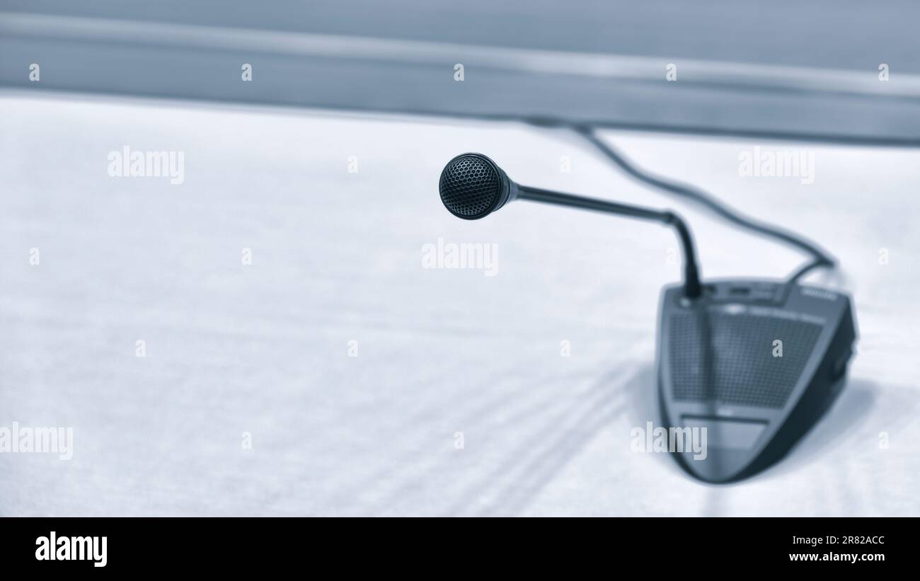 Microphone in architecture hi-res stock photography and images - Alamy
