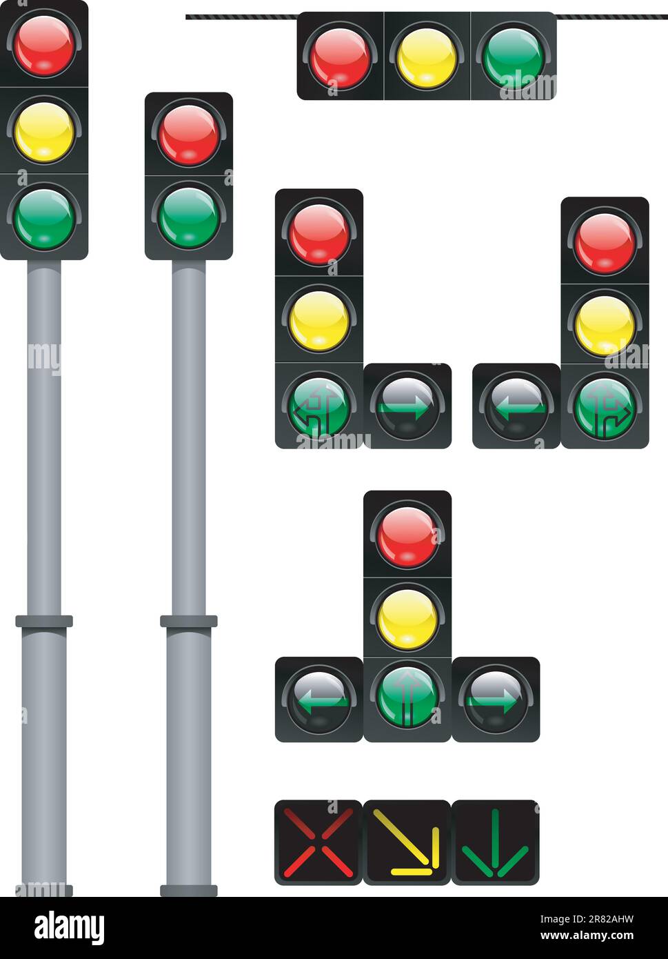 vector eps-8. illustration of the light signal. (Simple gradients only ...