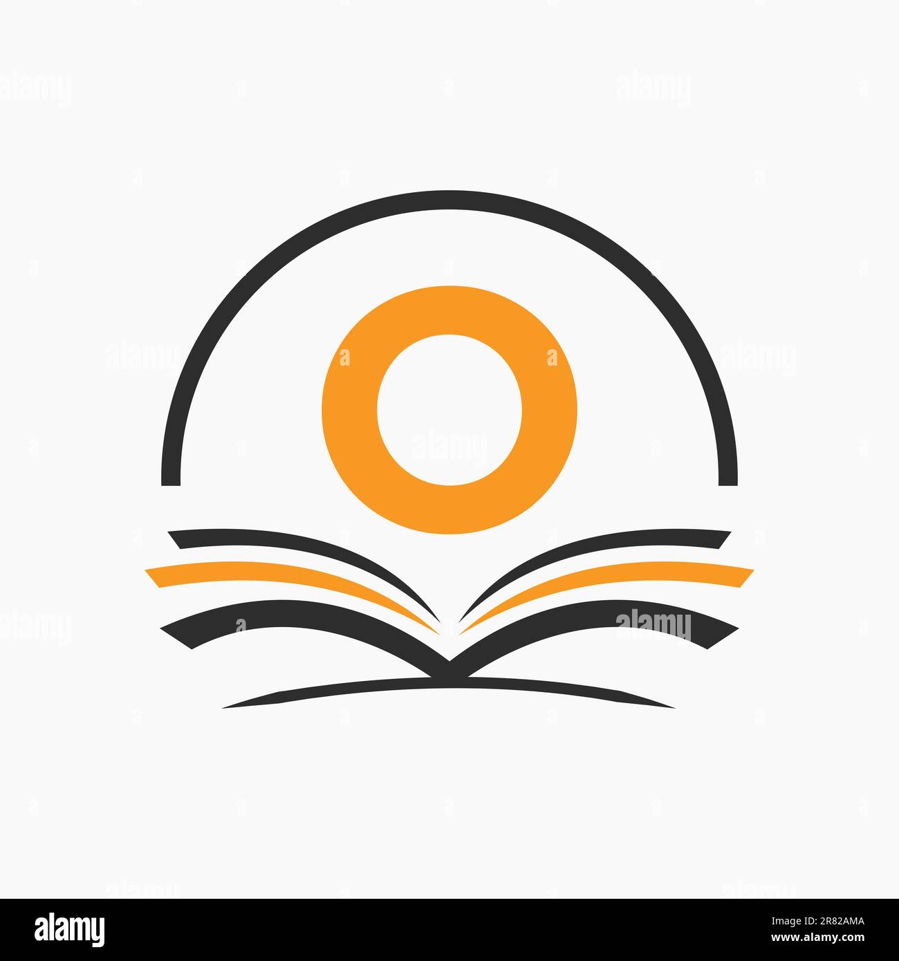 Letter O Education Logo Book Concept. Training Career Sign, University ...