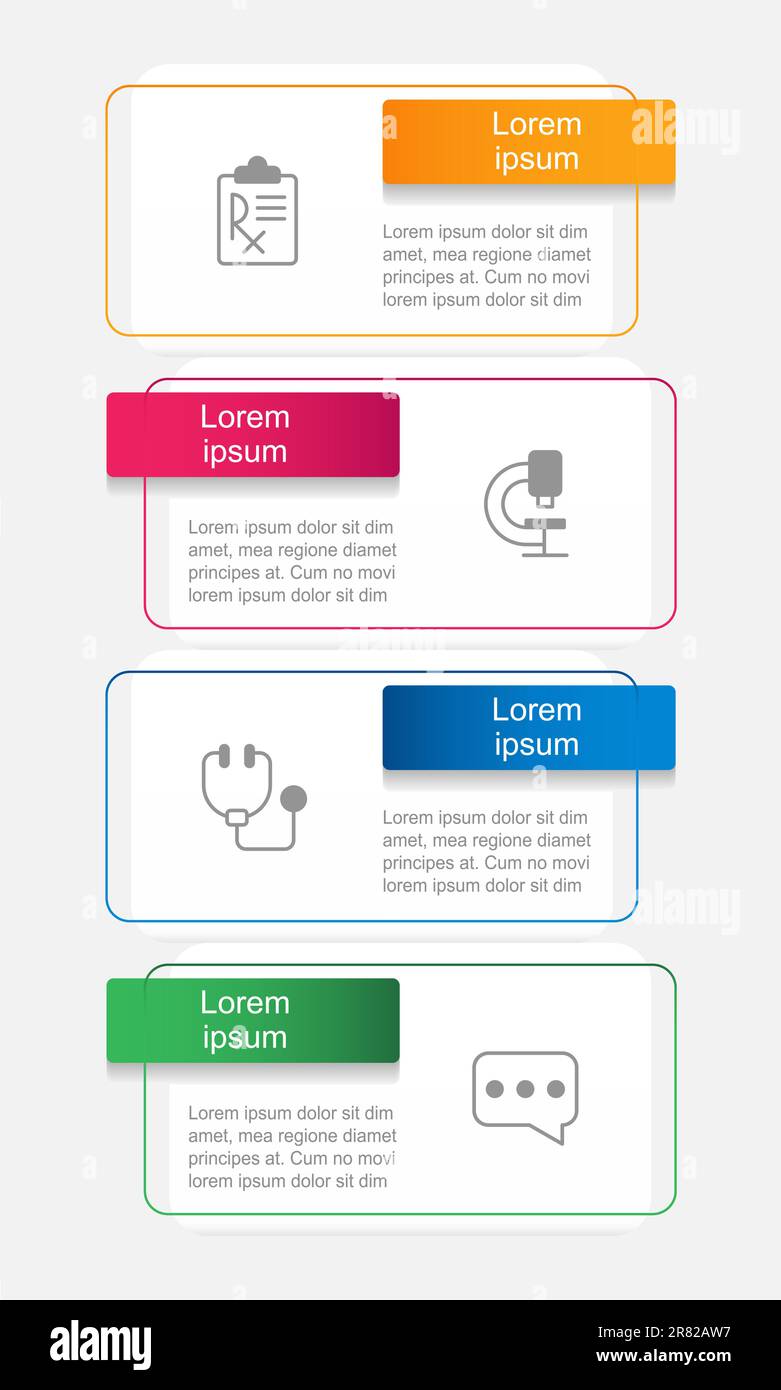 Health checkup at clinic infographic chart design template Stock Vector ...