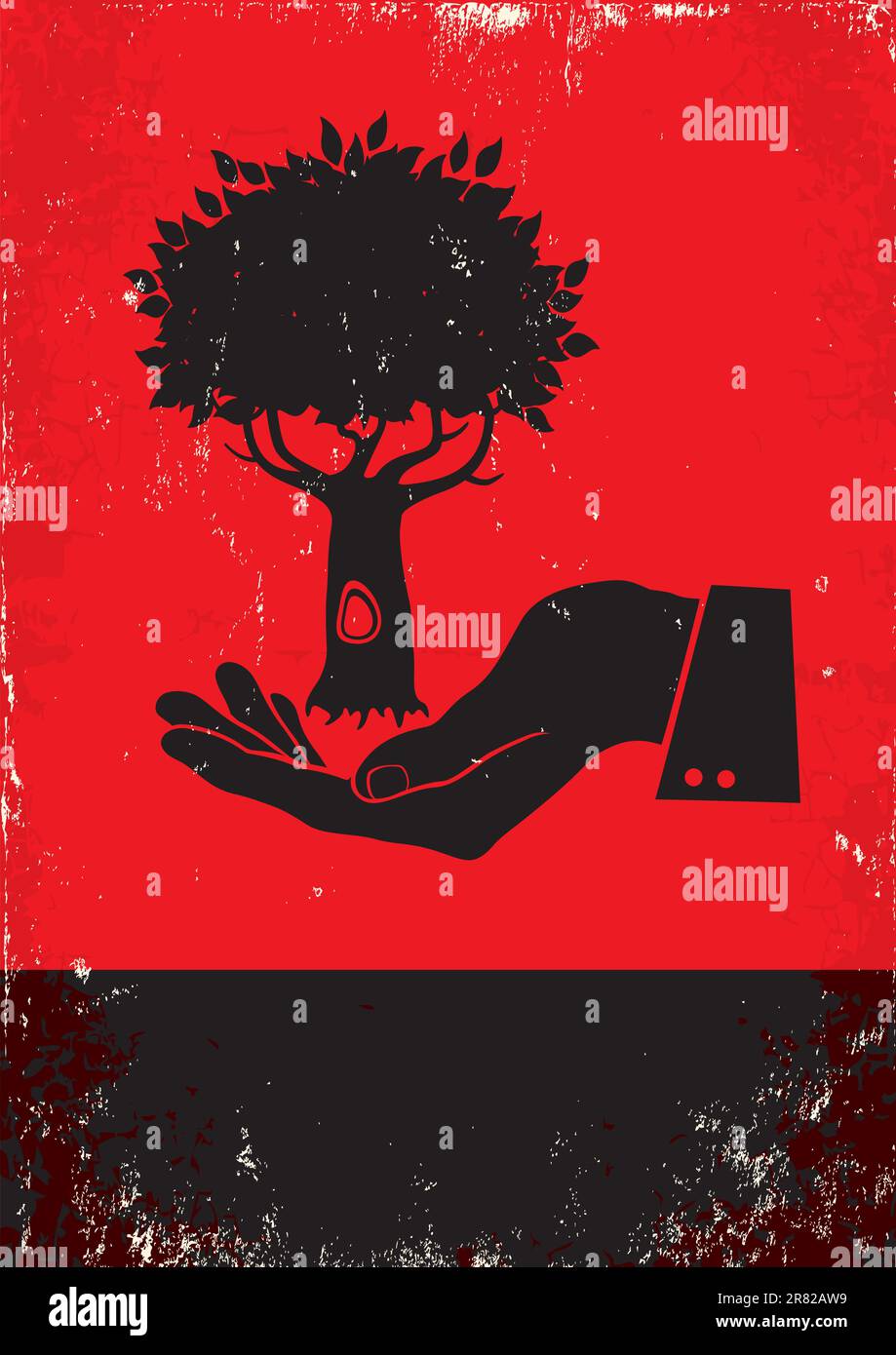 Cupping hand Stock Vector Images - Alamy