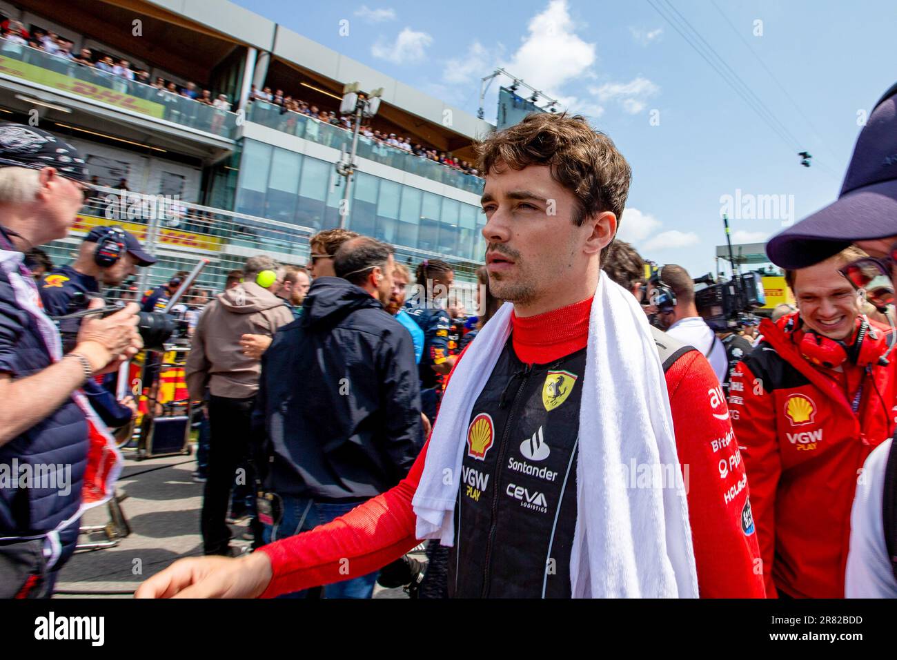 Charles Leclerc (MON) Ferrari F1-23.during the Race on Sunday 18th June ...
