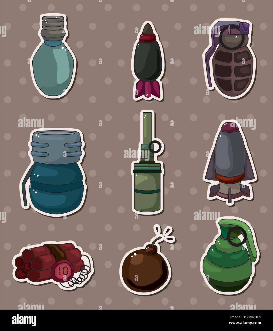 Sticker bomb Stock Vector Images - Alamy