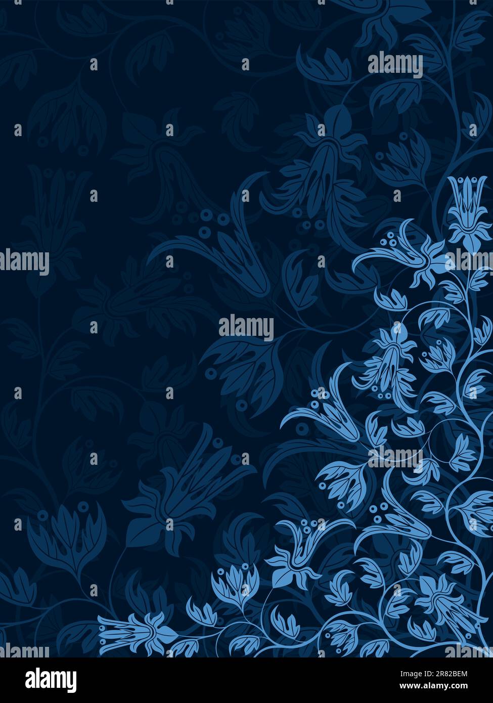 Abstract floral background. Retro pattern. Vector illustration Stock ...