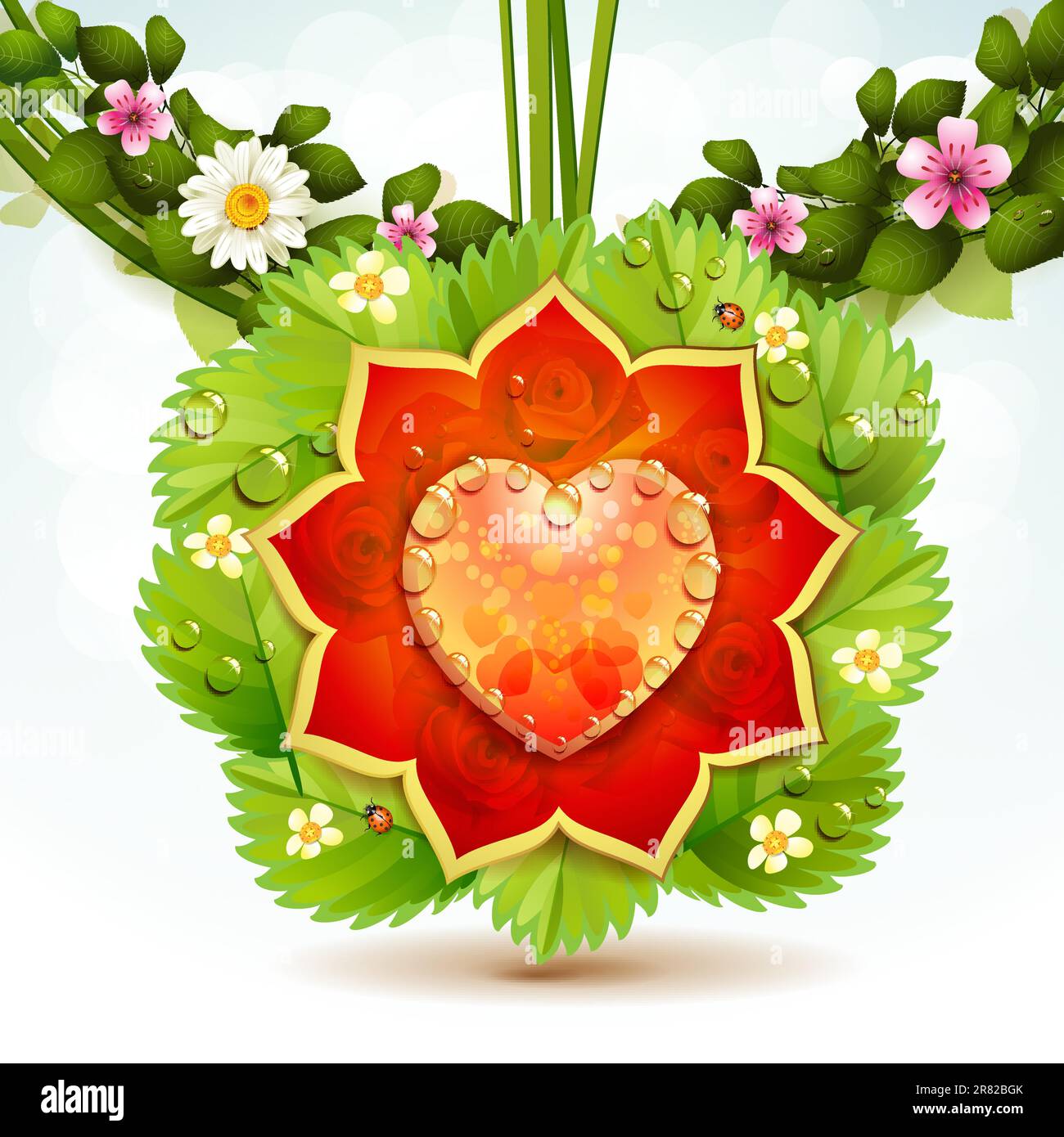 Blend of stylized flowers hi-res stock photography and images - Alamy