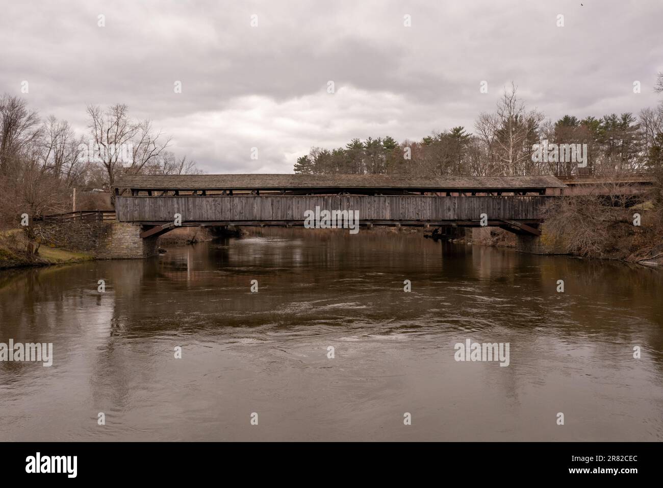 Perrine's Bridge is the second oldest covered bridge in the State of ...