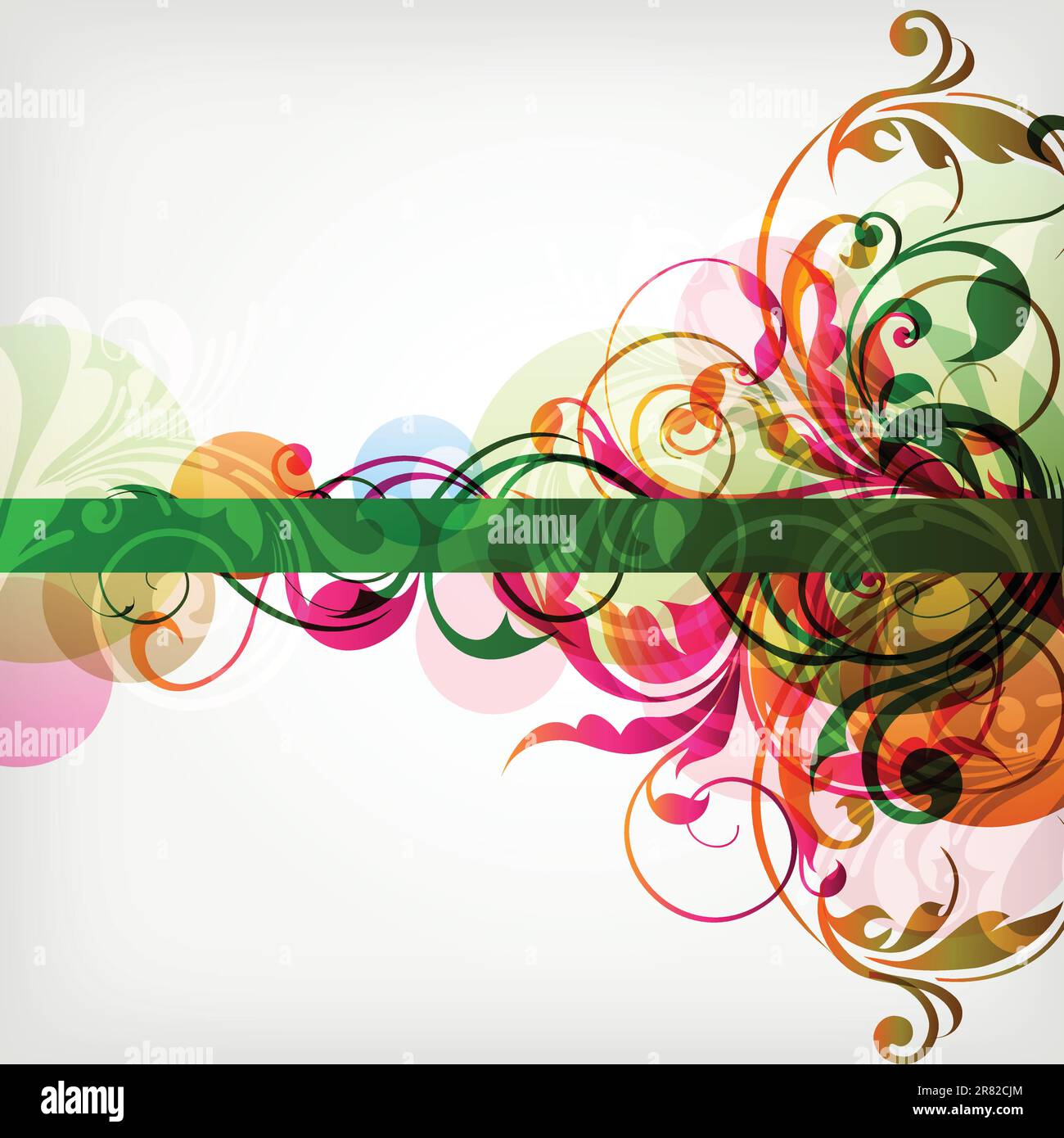 illustration drawing of floral background Stock Vector Image & Art - Alamy